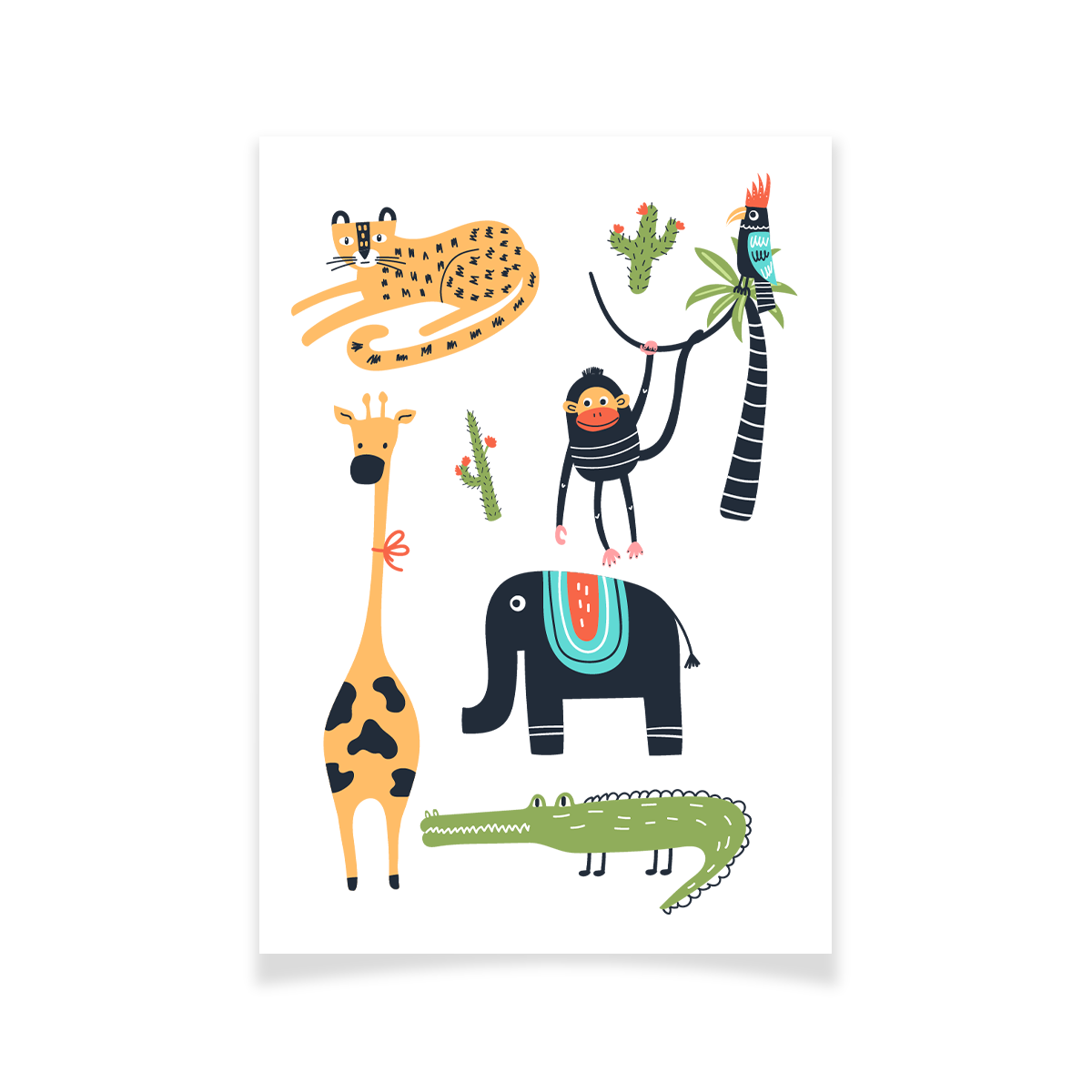 Tattoo Textile Animaux Savane 2 – Textile Tattoo Shop