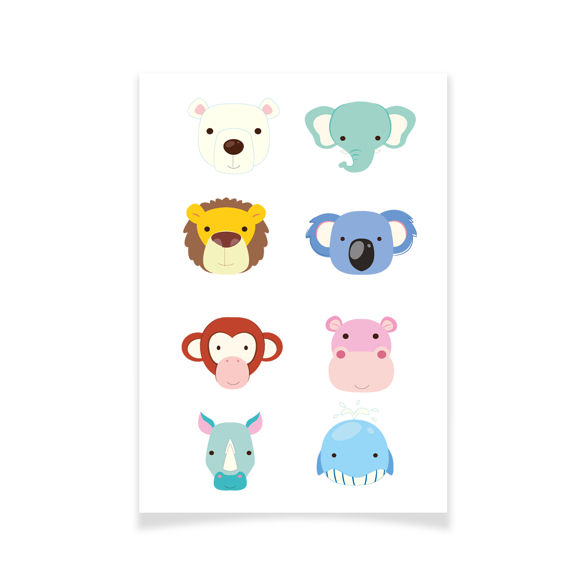 Tattoo Textile Têtes animaux 2 – Textile Tattoo Shop